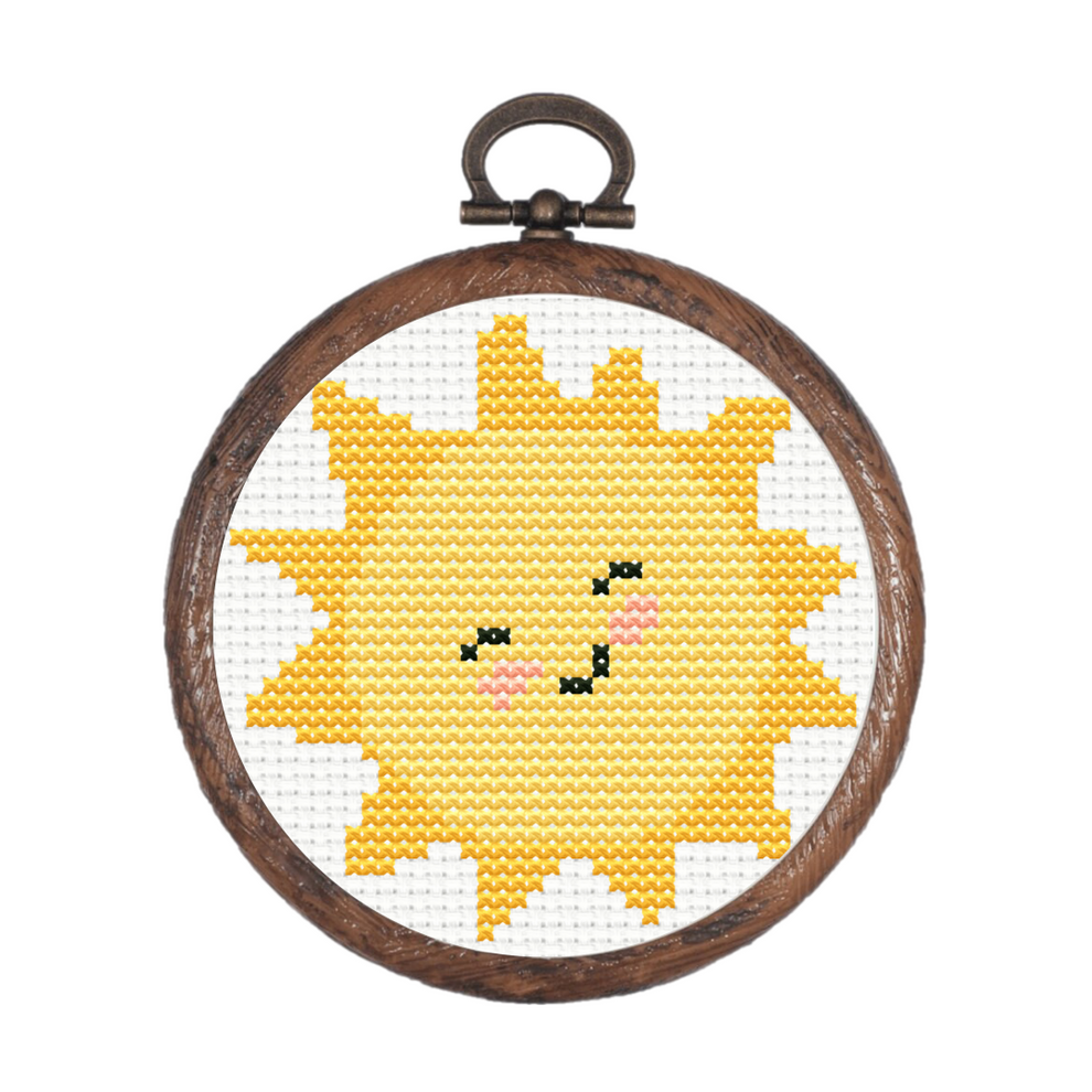 Free Little Sun - PDF Cross Stitch Pattern – Craft Bazaar