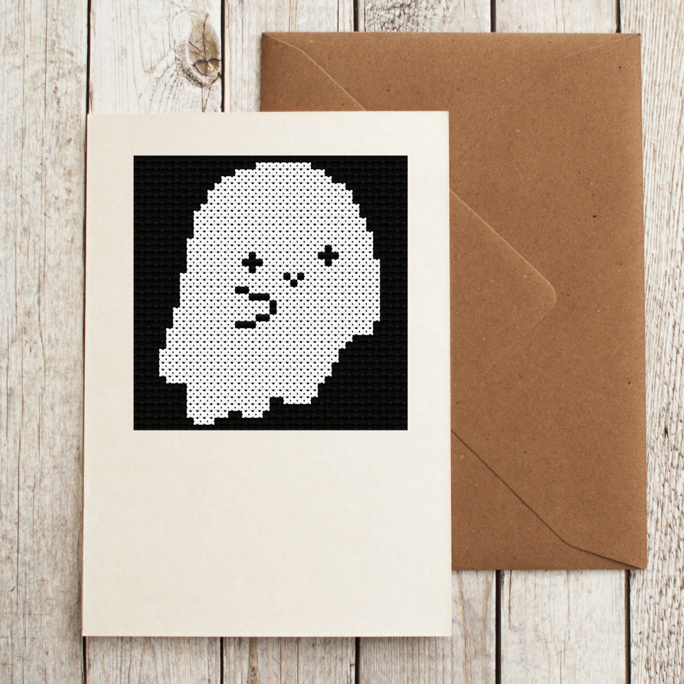 Free Little Ghost - PDF Cross Stitch Pattern – Craft Bazaar
