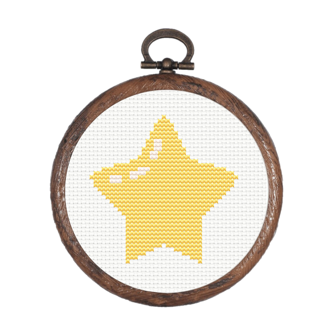 Free Simple Star - PDF Cross Stitch Pattern – Craft Bazaar