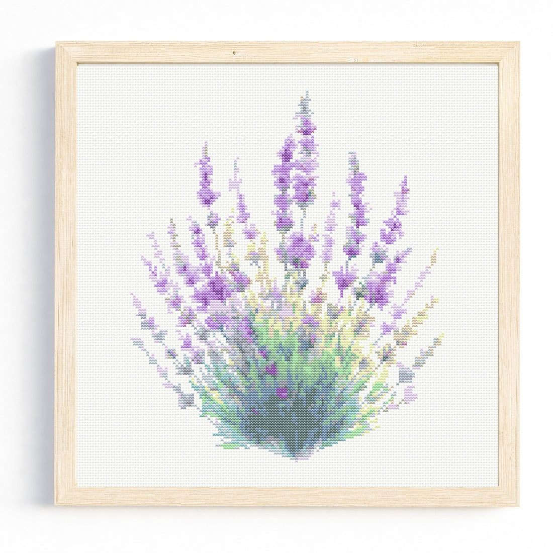 Watercolour Lavender Cross Stitch Pattern – Craft Bazaar